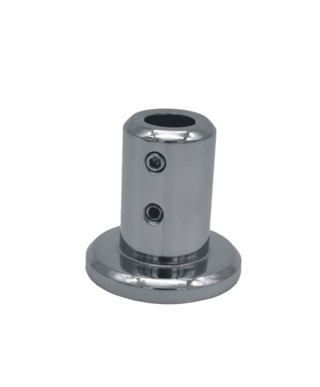 Soporte de acero inoxidable pulido para barra o tubo redondo 2752-INOX
